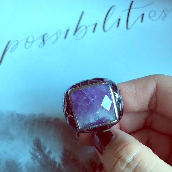Jewelry | Big Bold Amethyst Ring | Poshmark